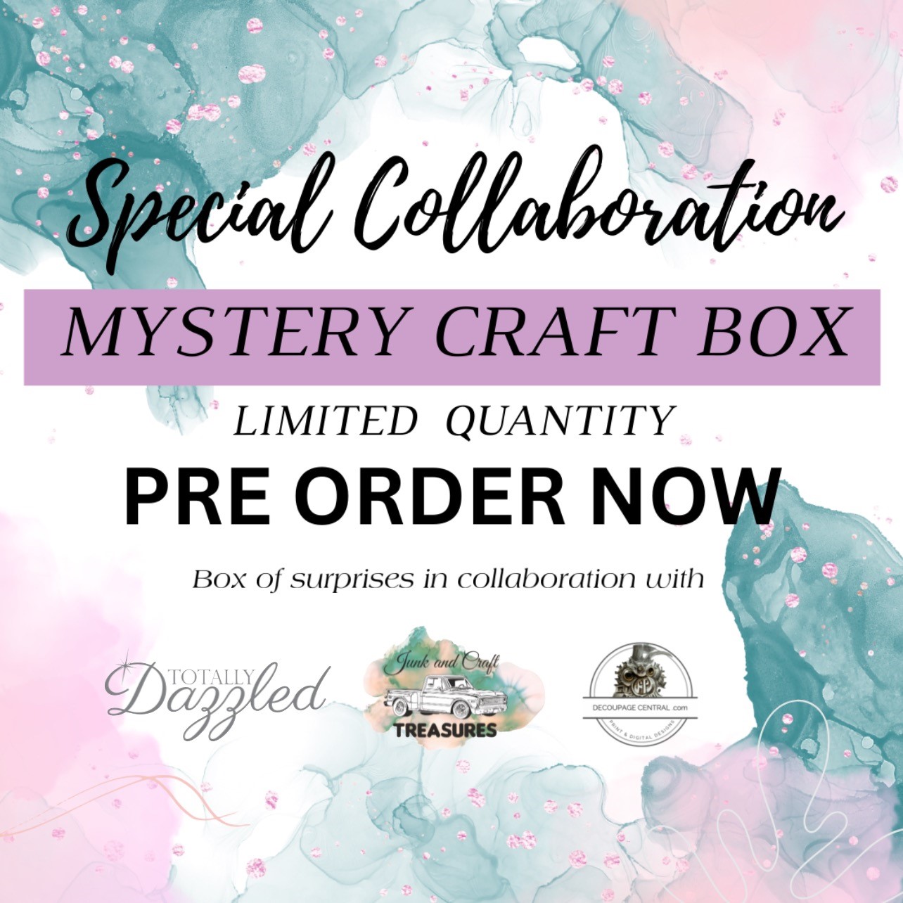 Pre-Order Collaboration Mystery Craft Box - Junk And Craft Treasures