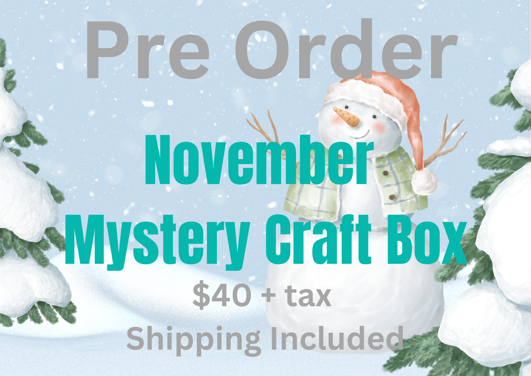 Pre Order November Mystery Box - Junk And Craft Treasures