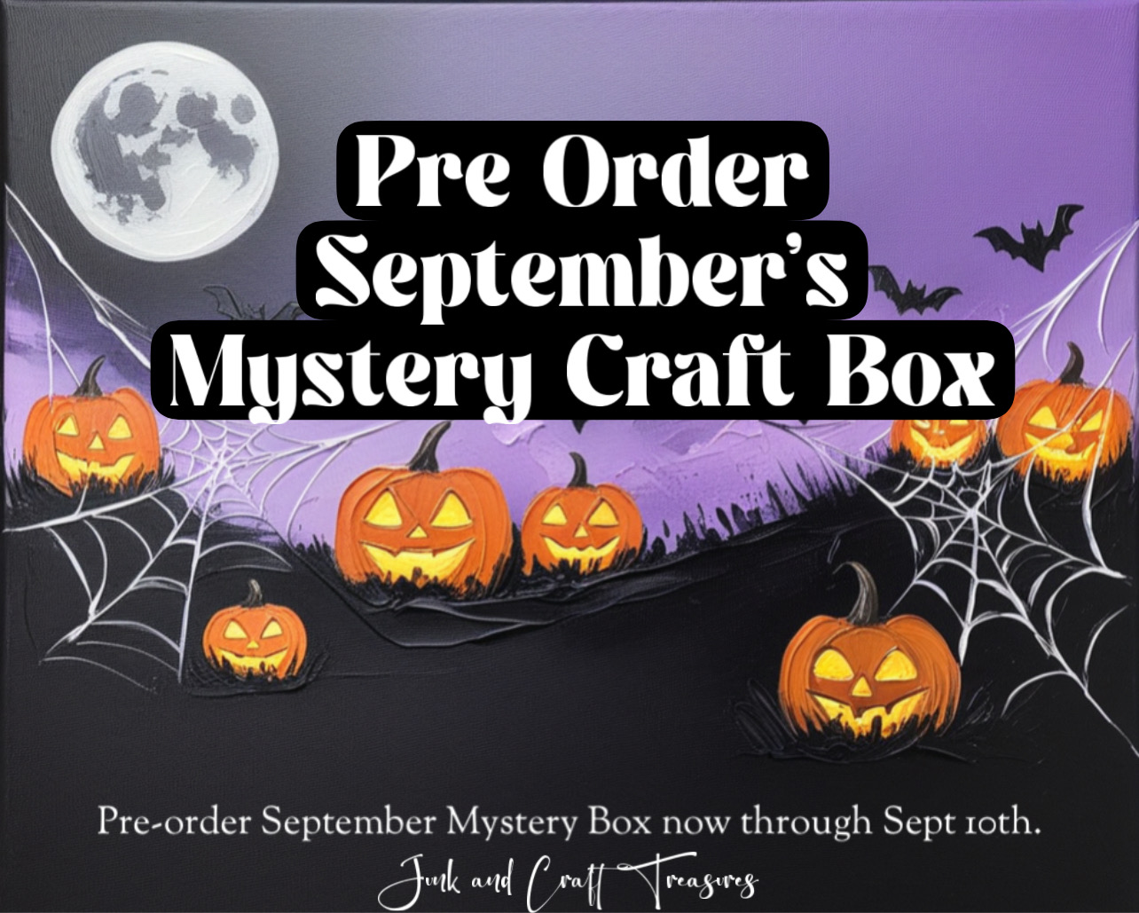 Pre Order September Mystery Box - Junk And Craft Treasures
